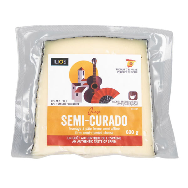 Ilios Semi-Curado Spanish Cheese Manchego Style – Coastal Connection