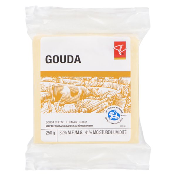 Presidents Choice Regular Gouda Cheese Blocks – Coastal Connection