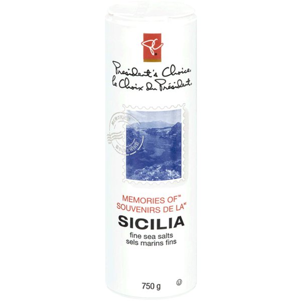 President's Choice Memories of Sicilia Fine Sea Salts – Coastal Connection