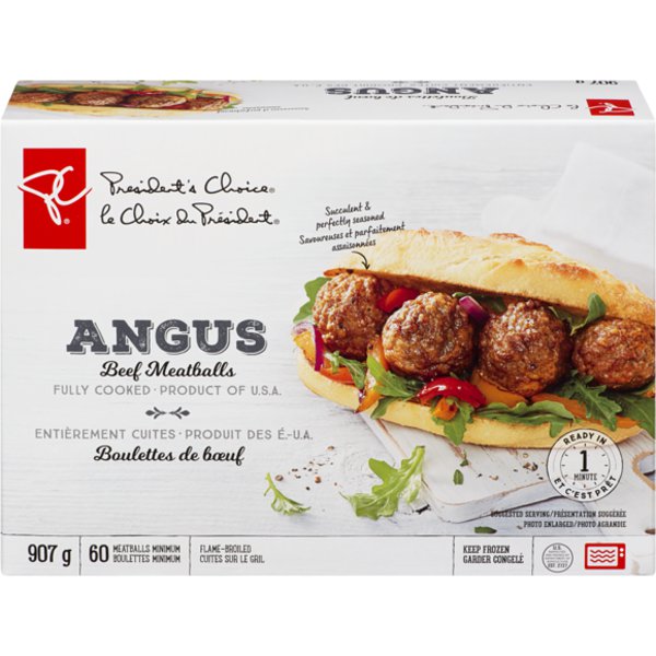 President's Choice Angus Meatballs – Coastal Connection